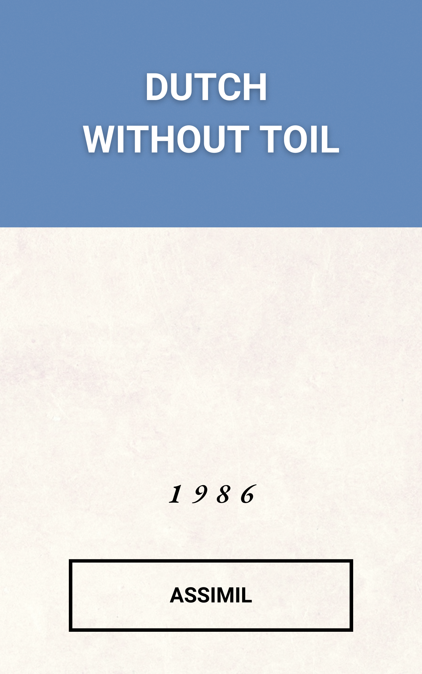 Dutch Without Toil (Assimil) [Leatherbound + Audio] – Ayan Academy ...